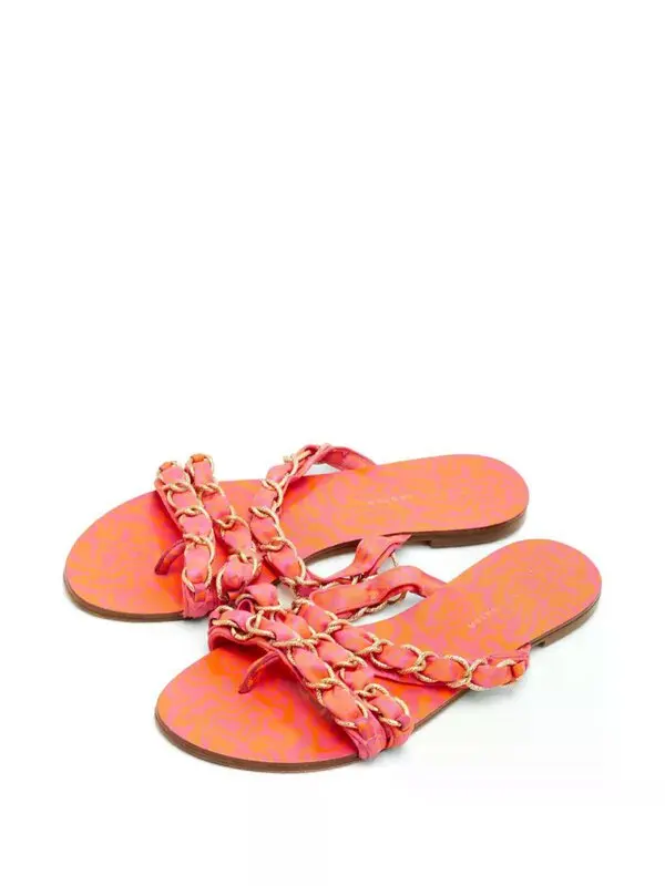 SOPHIA WEBSTER Chain-link Flat Sandals