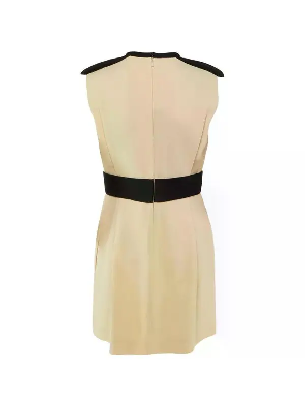 Chloé Sleeveless Contrast-panel Midi Dress