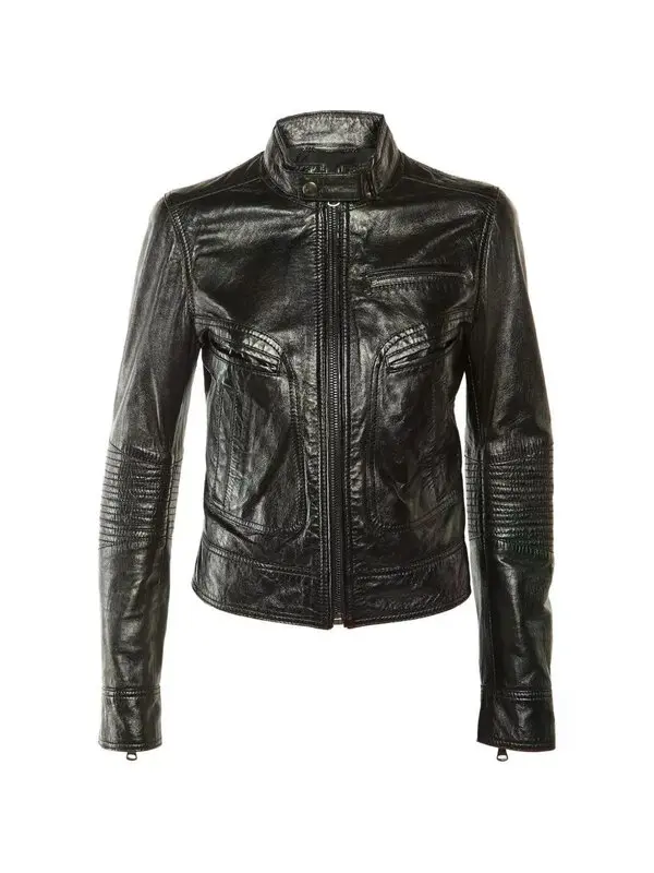 Dolce & Gabbana Leather Biker Jacket