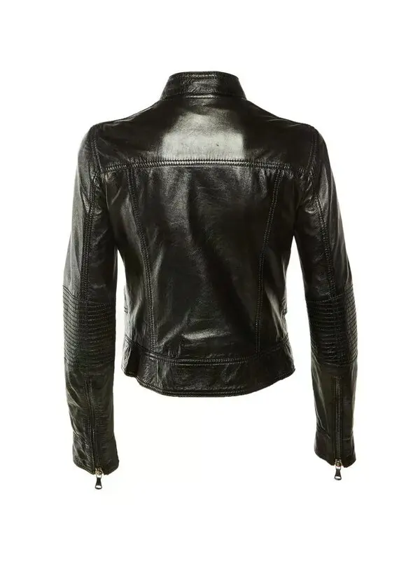 Dolce & Gabbana Leather Biker Jacket