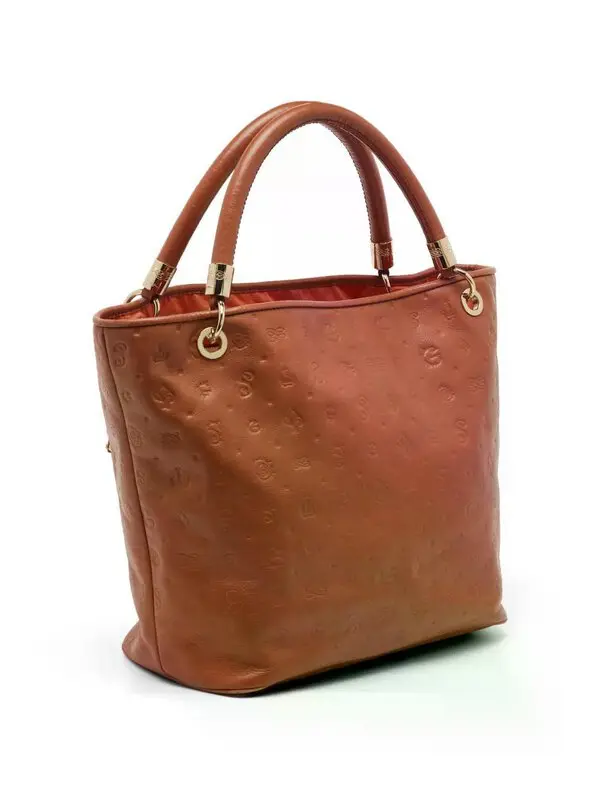 LANCEL Daligramme Embossed Tote Bag
