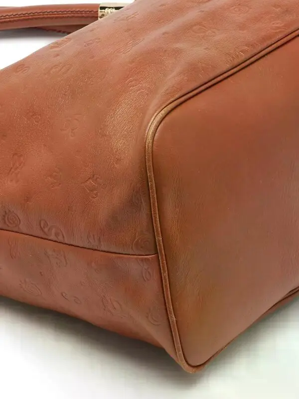 LANCEL Daligramme Embossed Tote Bag