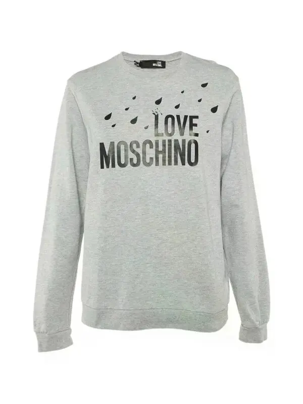 Moschino Logo-print Crew Neck Sweater