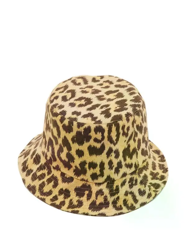 Dior Oblique Leopard-print Bucket Hat