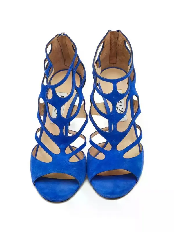 JIMMY CHOO Ren Caged Stiletto Sandals
