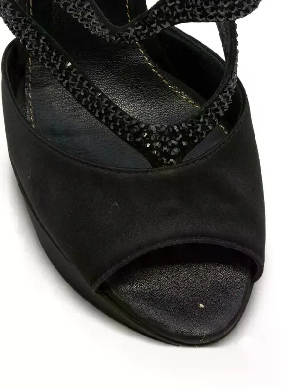 SERGIO ROSSI Embellished Platform Sandals