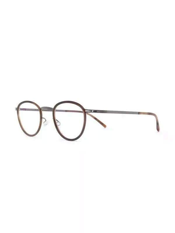 Mykita Tortoiseshell-effect Round-frame Glasses