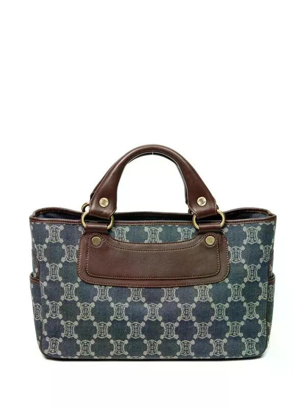 Celine Triomphe Denim Tote Bag
