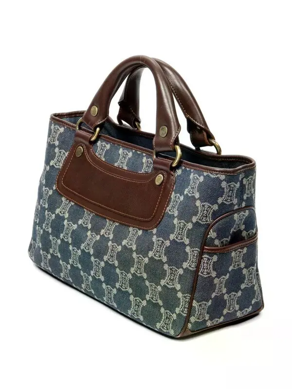 Celine Triomphe Denim Tote Bag