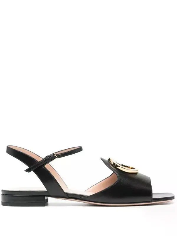 Gucci Interlocking G Leather Sandals