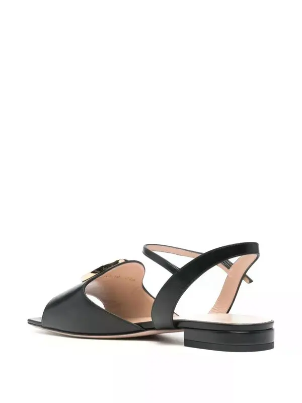 Gucci Interlocking G Leather Sandals