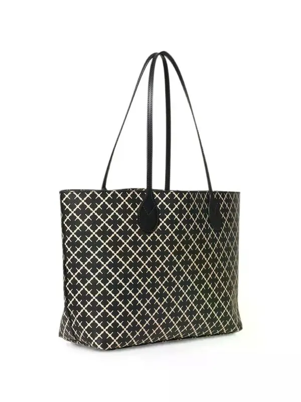 BY MALENE BIRGER Abigail Geometric Pattern Tote Bag - Black