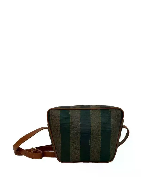 Fendi Pequin Coated Canvas Crossbody Bag