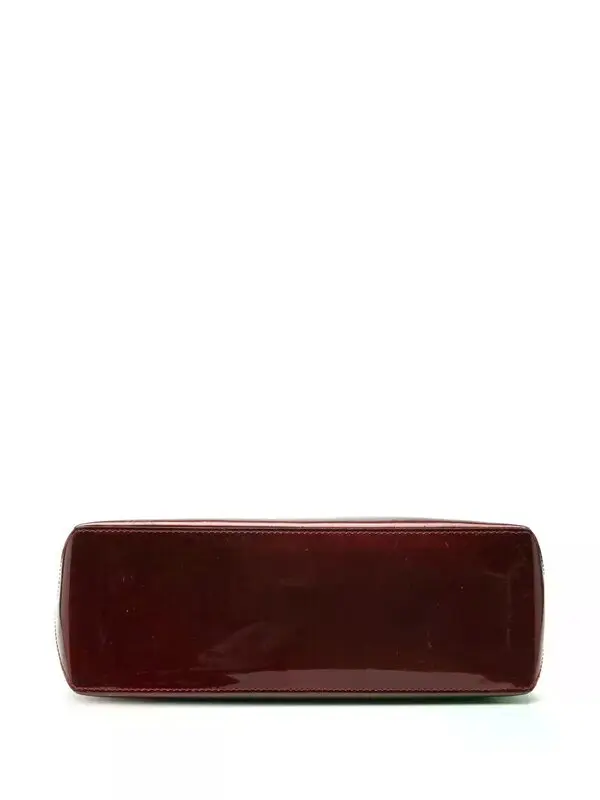 LOUIS VUITTON Monogram Vernis Wilshire Pm Handbag - Red