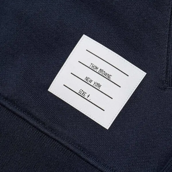 Thom Browne Zip-up Hoodie With Signature Stripes - Black
