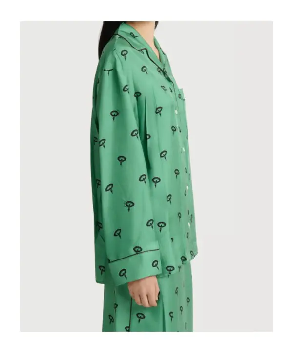 Marni Silk Twill Floral Print Pyjama Shirt