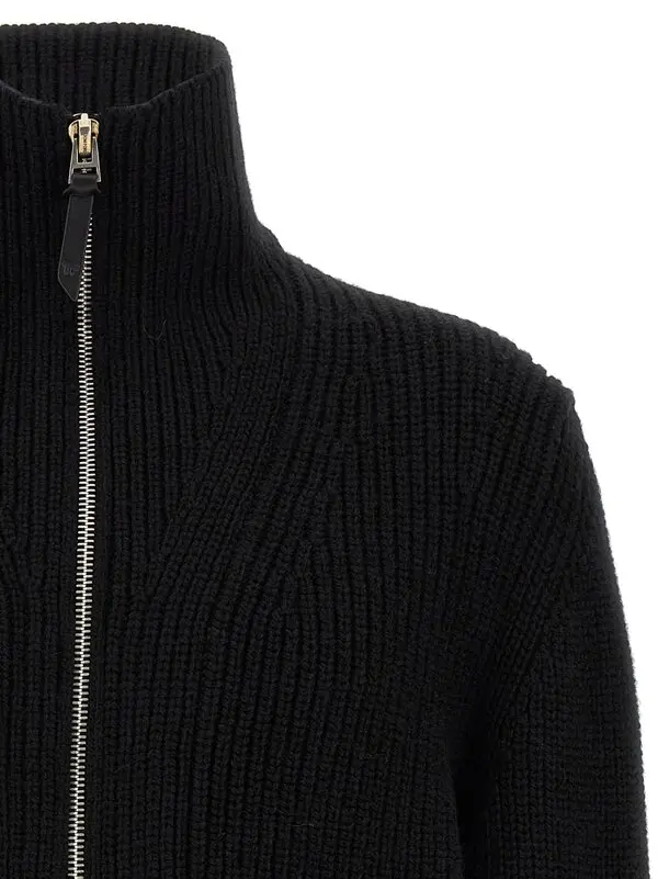 TOM FORD Zip-up Long Sleeved Cardigan