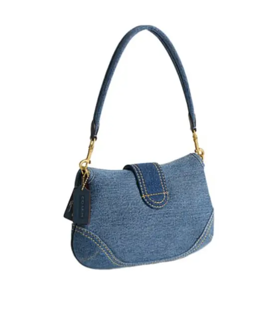 COACH Soho Flap Denim Tote Bag