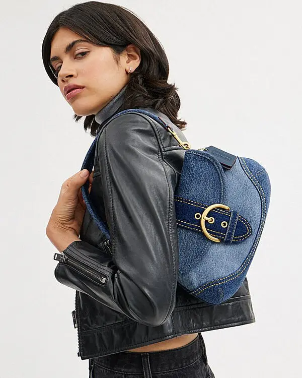 COACH Soho Flap Denim Tote Bag