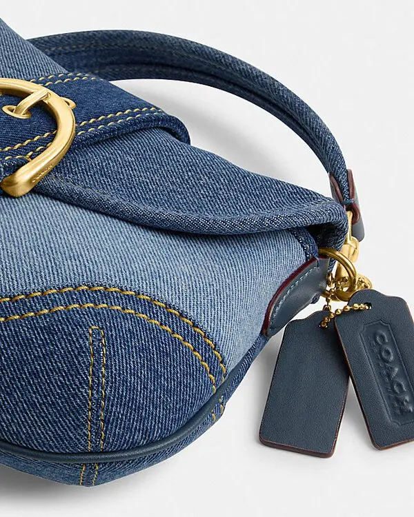 COACH Soho Flap Denim Tote Bag