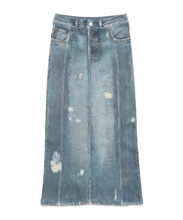 Acne Studios Denim Midi Skirt - Blue