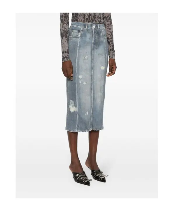 Acne Studios Denim Midi Skirt