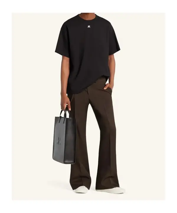 COURREGES Courrèges Ac-logo Crewneck T-shirt