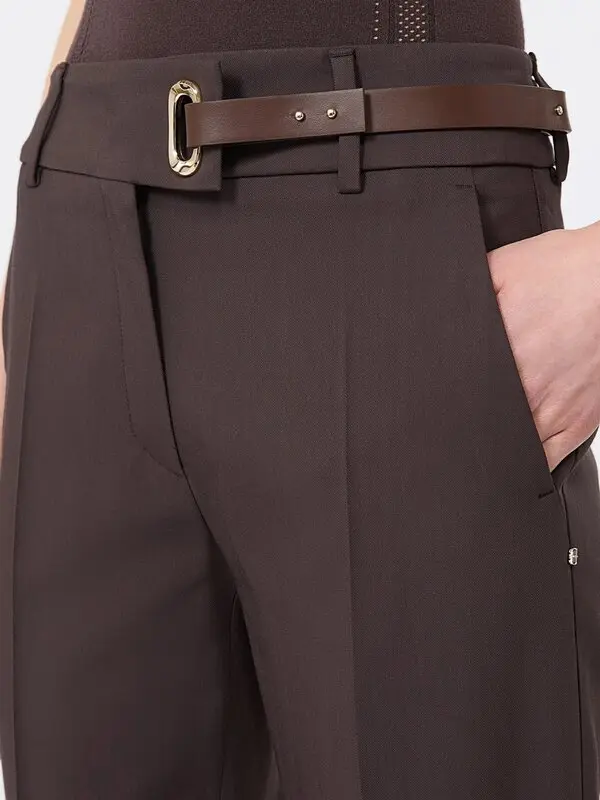 Sportmax Tailored Trousers With Belt Detail