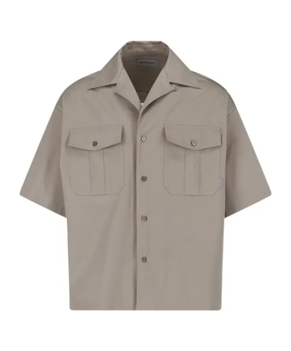 Balenciaga Short Sleeve Shirt - Gray