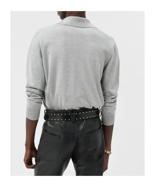 Versace Silk-cotton Knit Polo