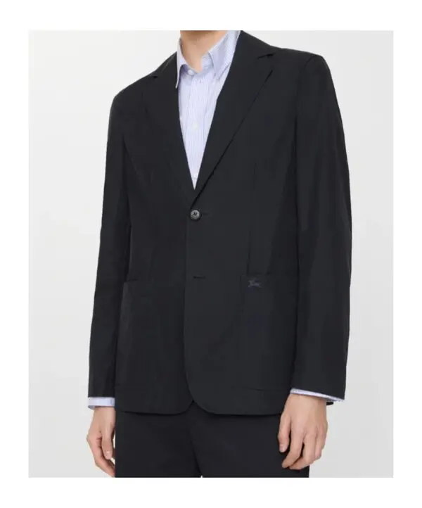 Burberry Technical Cotton Tailored Jacket
