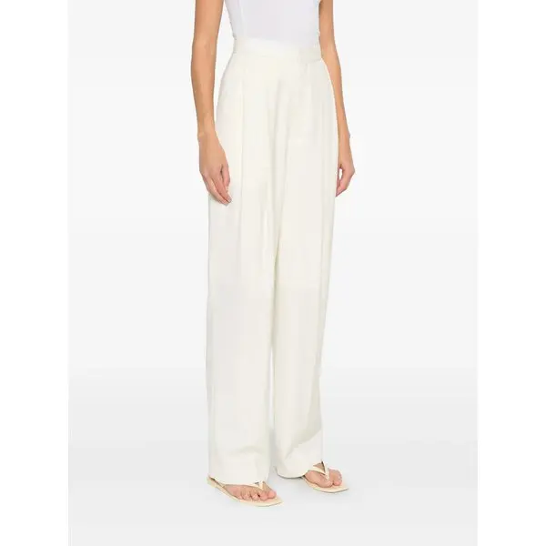 AYA MUSE Pleated Straight-leg Trousers