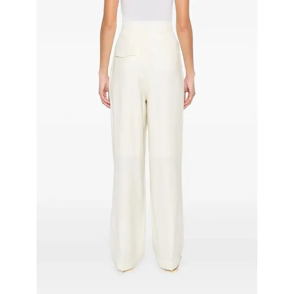 AYA MUSE Pleated Straight-leg Trousers