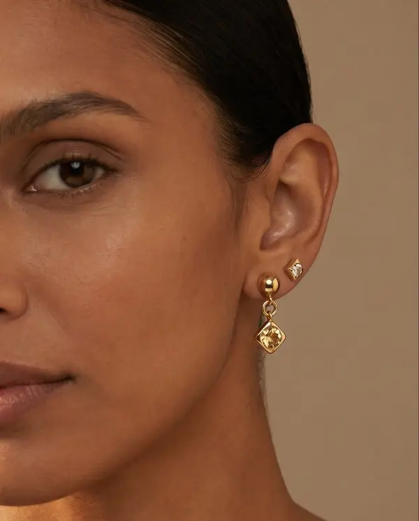 SOPHIE BLAKE Lela Drop Earrings With Citrine