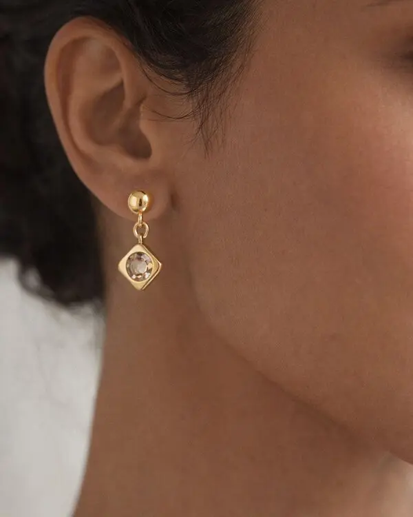 SOPHIE BLAKE Lela Drop Earrings With Citrine