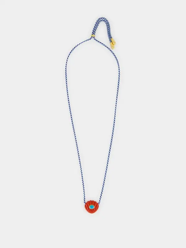 LIZZIE FORTUNATO Tomato Kai Cord Necklace - Multicolour