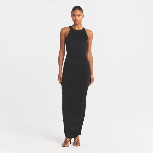 SKIMS Ruched Long Dress