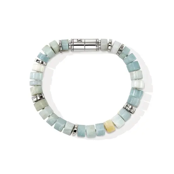 John Hardy Multi-color Quartzite Heishi Bracelet