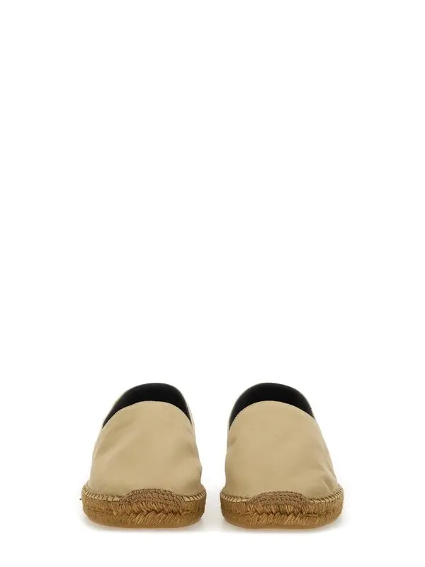 Saint Laurent Cotton Gabardine Espadrilles - Beige