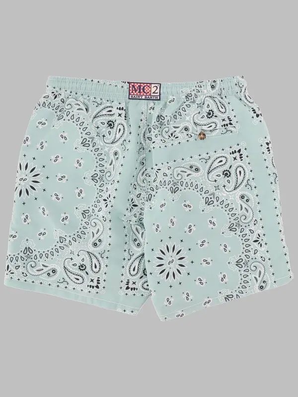 MC2 SAINT BARTH Paisley Print Swim Shorts