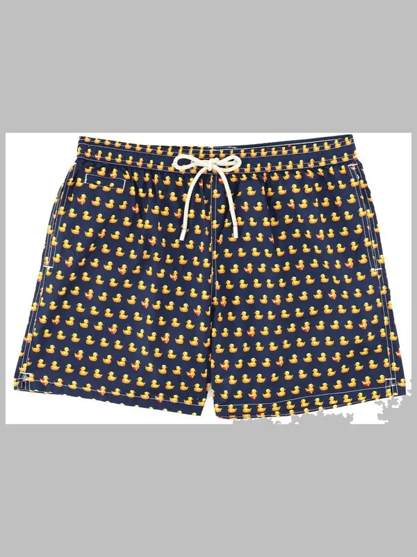 MC2 SAINT BARTH Swim Shorts With Duck Print - Multicolour