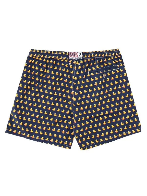 MC2 SAINT BARTH Swim Shorts With Duck Print - Multicolour