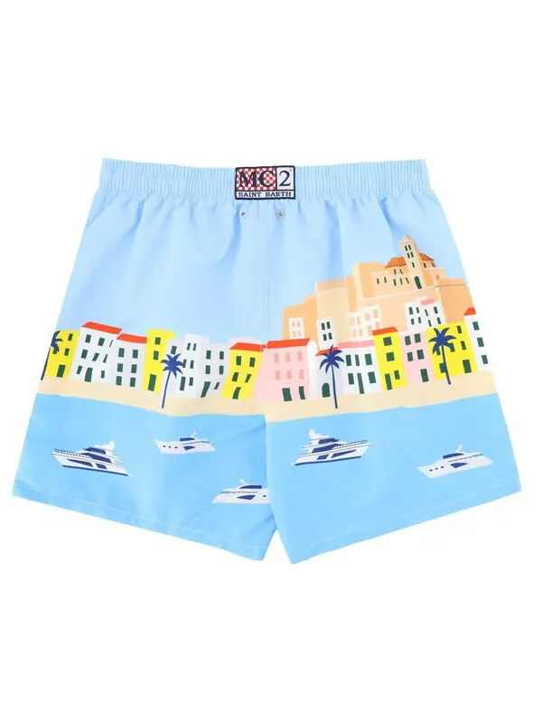 MC2 SAINT BARTH Costume Da Bagno Con Stampa