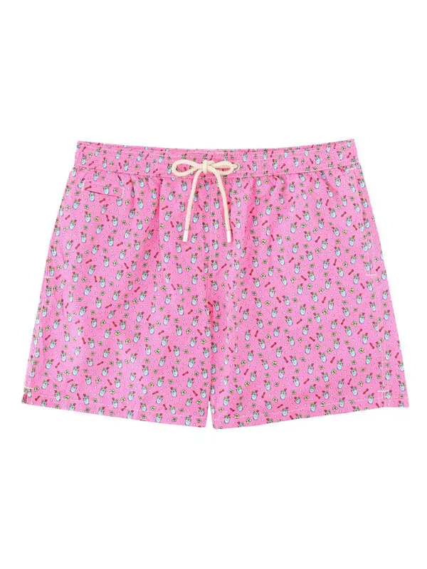 MC2 SAINT BARTH Costume Da Bagno Con Stampa - Pink