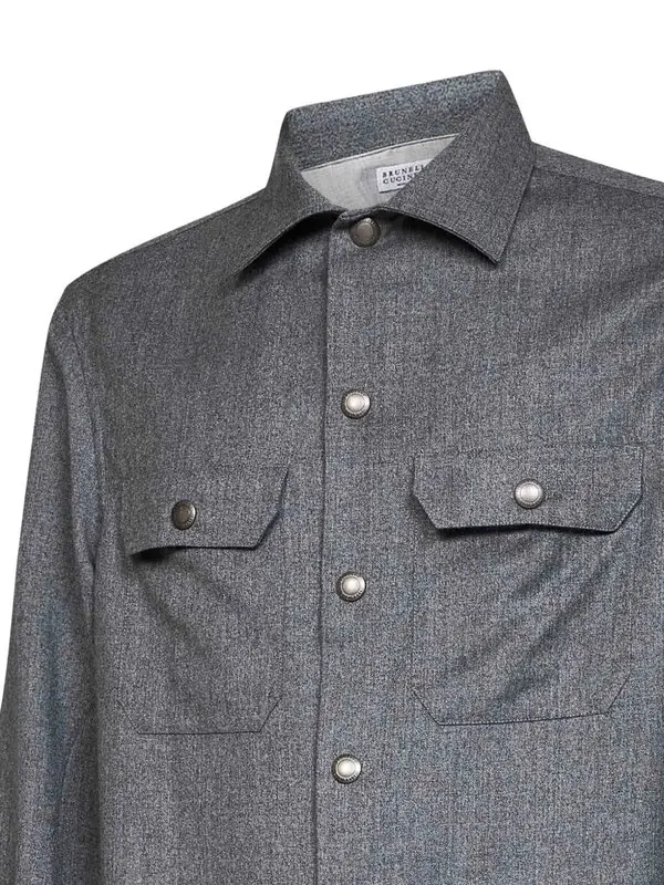 Brunello Cucinelli Wool Shirt