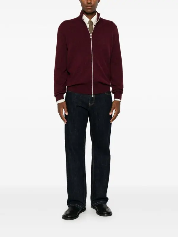 Brunello Cucinelli Cashmere Zipped Cardigan