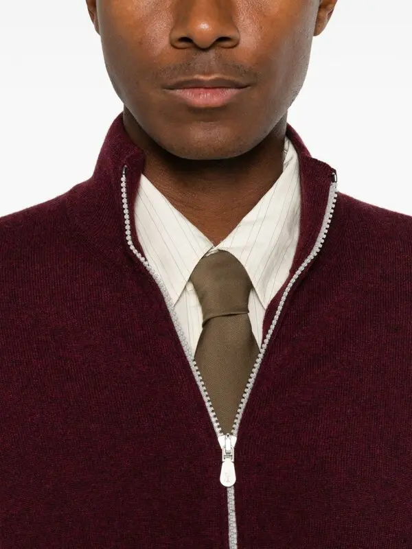 Brunello Cucinelli Cashmere Zipped Cardigan