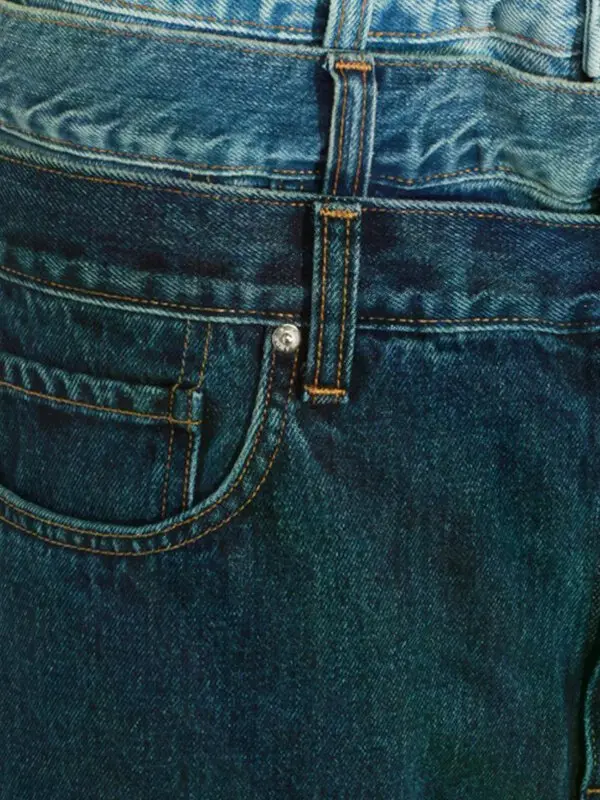 AWGE Layered Check-print Jeans