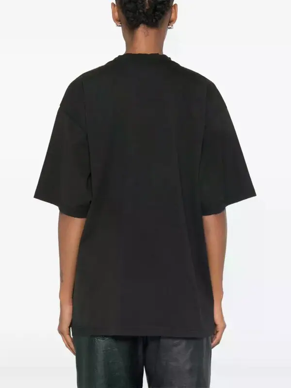 Balenciaga Graphic Print Distressed T-shirt
