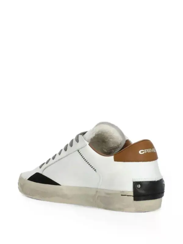 CRIME LONDON 2.0 Distressed-effect Sneakers